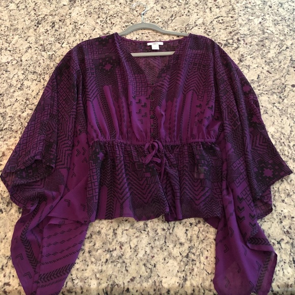 Bar III | Tops | Bar Lll Purple Top | Poshmark